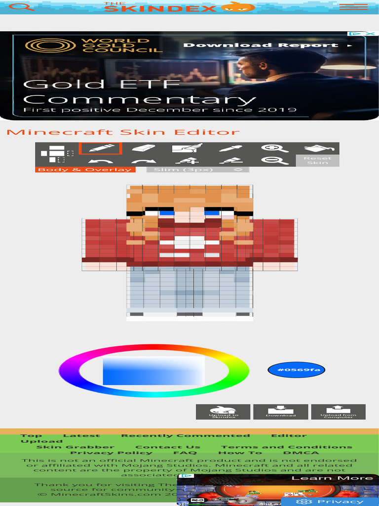 Minecraft Skin Editor Tool Online | PDF