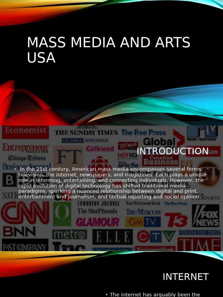 Impact of Internet on American Mass Media | PDF