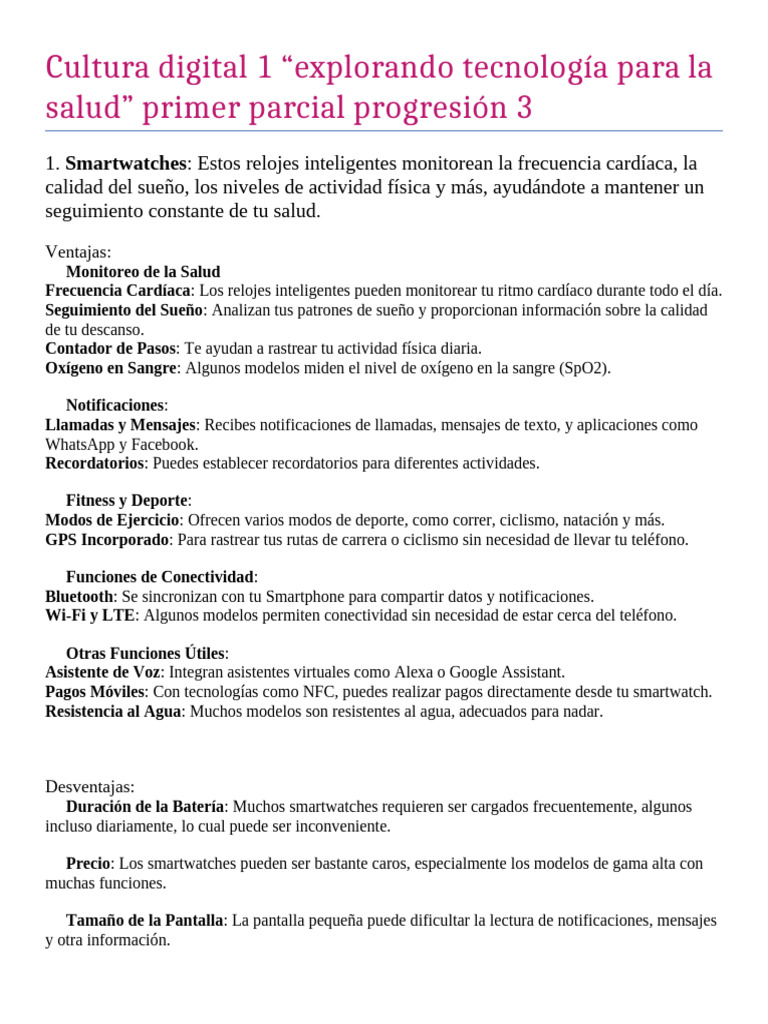 Tecnología de Salud: Smartwatches y Más | PDF | Meditación | Software ...