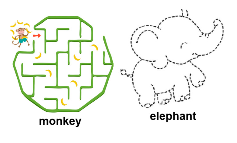 prepa monkey and elephant | PDF