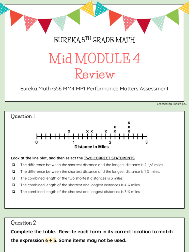 Grade 5 Mid Module 4 Review | PDF | Mathematics