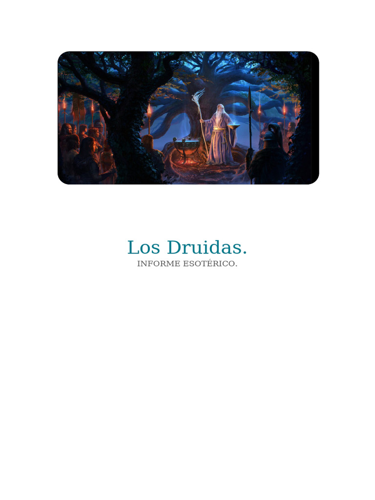 Los Druidas | PDF | druida | El esoterismo