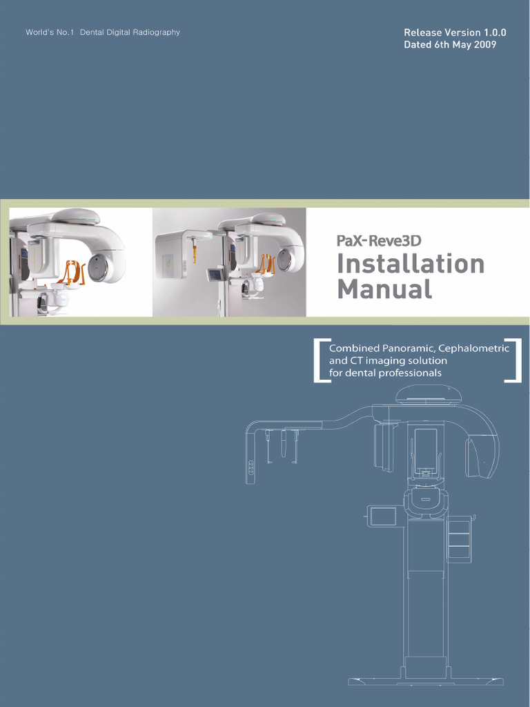Vatech PaX Reve3D Installation Manual | PDF | Ct Scan | Screw