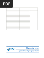 Chemotherapy Administration Sequence - A Review of The Literature and ...