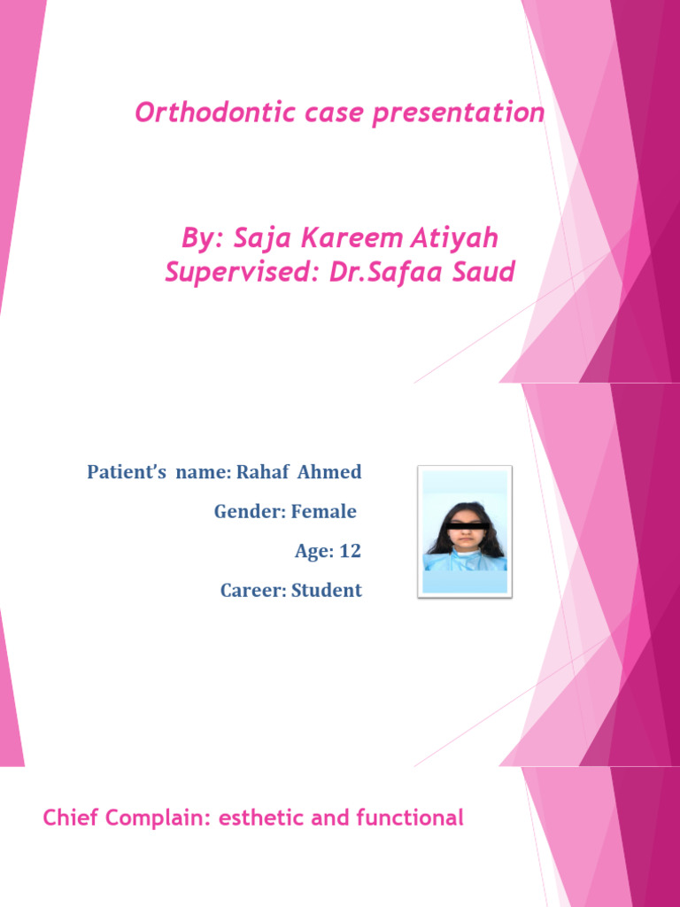 Orthodontic Case Study: Class III Crossbite | PDF