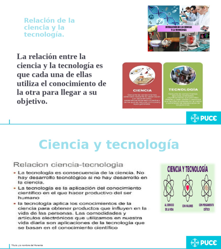 Ciencia y Tecnología: Su Relación Esencial | PDF