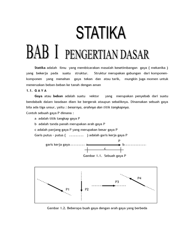 E. Pengertian Dasar 1 | PDF