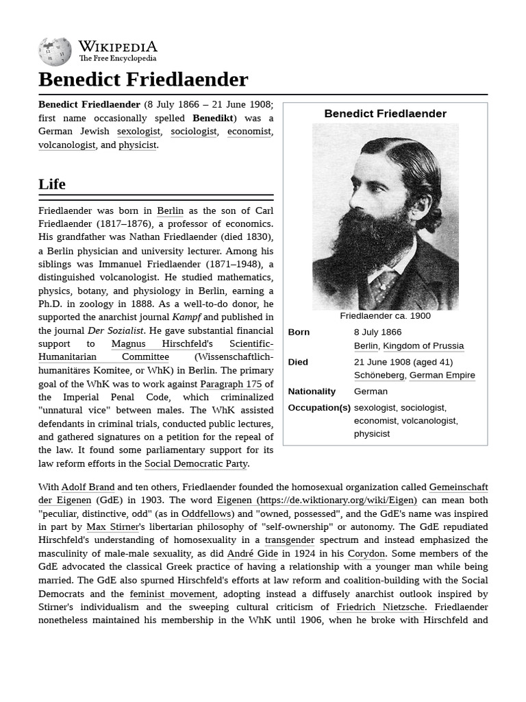 Benedict_Friedlaender | PDF