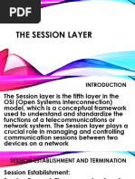 Session Layer Functions and Protocols | PDF | Transmission Control Protocol | Osi Model