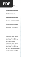 Letra de La Canción Cielito Lindo - Pedro Infante | PDF