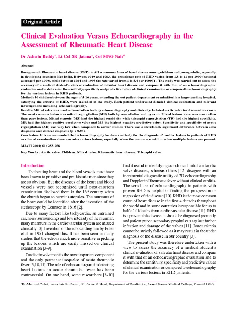 Echo Cardiogram | PDF | Sensitivity And Specificity | Echocardiography