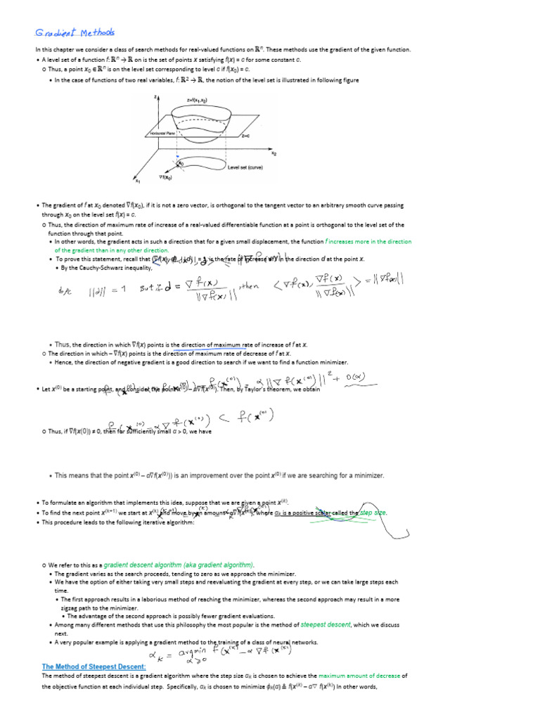 Chapter 8 Lecture Notes | PDF | Gradient | Function (Mathematics)