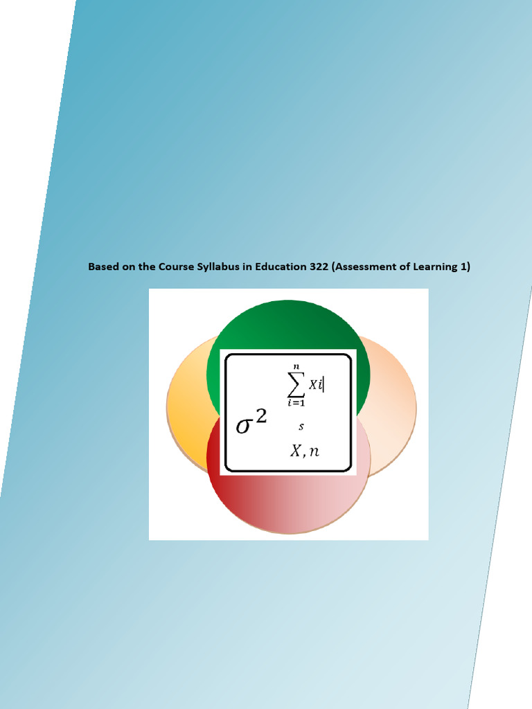 Modules in Assessment in Learning 1 | PDF | Educational Assessment ...