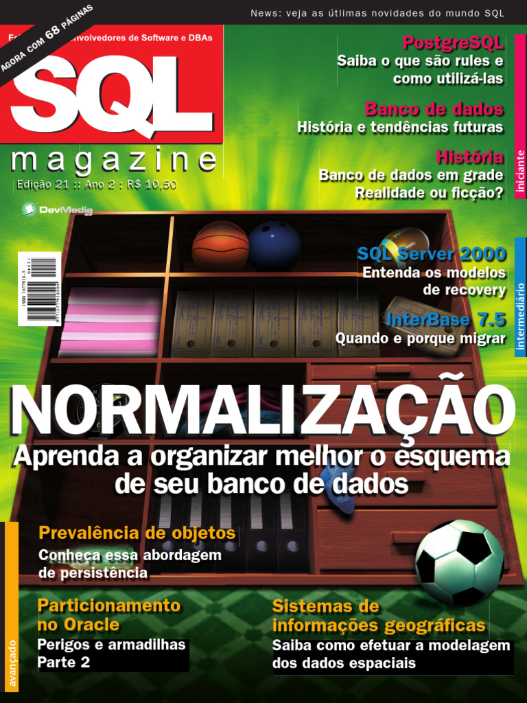 SQL-magazine 021 Xtlqafqr | PDF | Bancos de dados | Armazenamento de ...