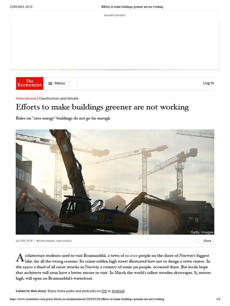 Efforts To Make Buildings Greener Are Not Working | PDF | Efficient ...