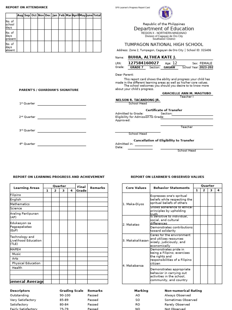 CARD-SAMPLE | PDF | Learning | Science