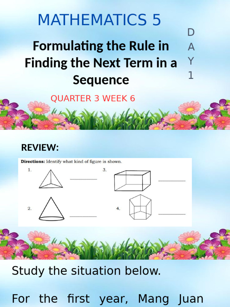 Q3-W6-MATH-5 | PDF | Equations | Variable (Mathematics)