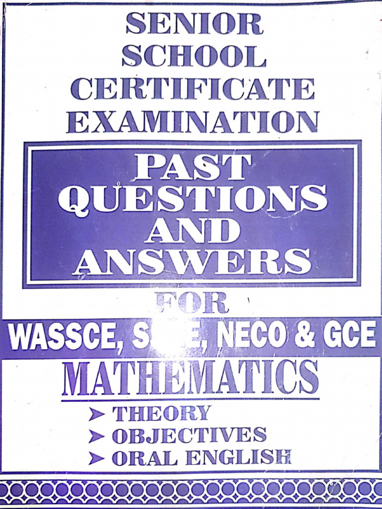 Wassce 2006 Questions and Answer | PDF