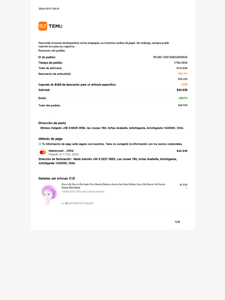 Temu Web Document | PDF