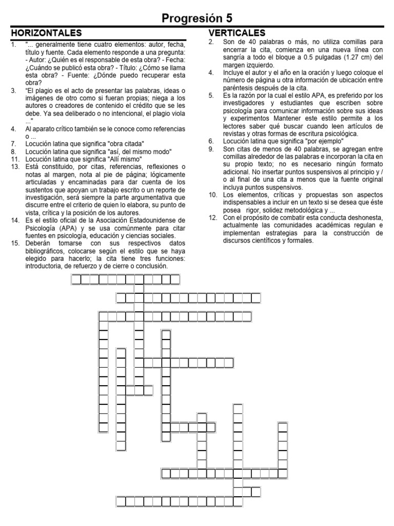 Progresión 5 APA y Módulo 2 Progresiones 6-9 | PDF | Conocimiento | Teoría