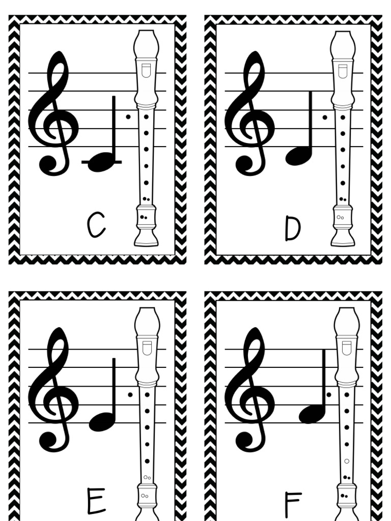 URM Small Recorder Finger Charts 2018 - Chevron | PDF
