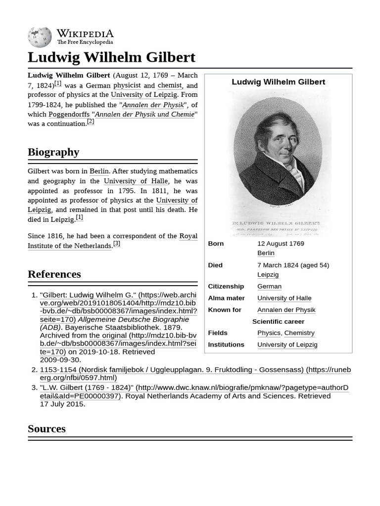 Ludwig_Wilhelm_Gilbert | PDF