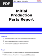 Initial Production Parts Control Process | PDF | Packaging And Labeling ...