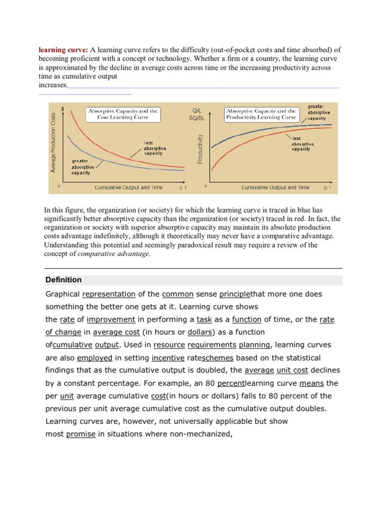 Learning Curve | PDF