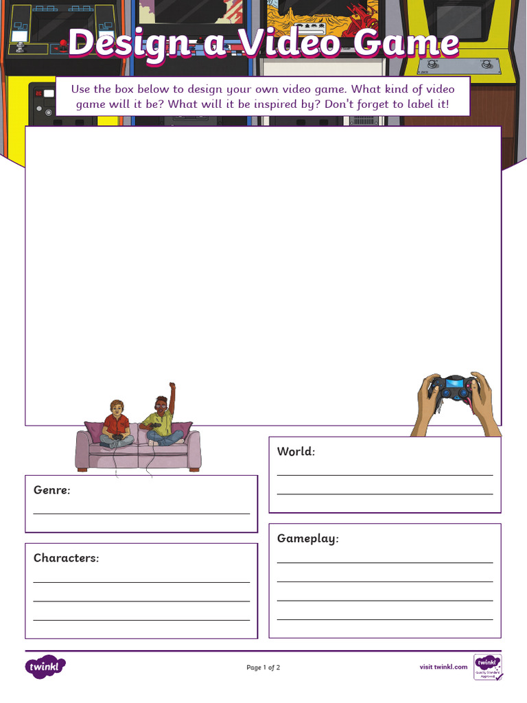 Create Your Own Video Game Design | PDF