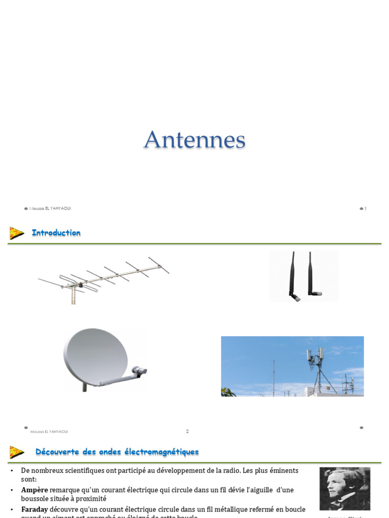 Comprendre les Antennes et Ondes Électromagnétiques | PDF | Antenne ...