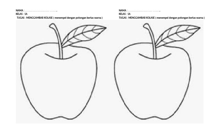 gambar kolase apel | PDF