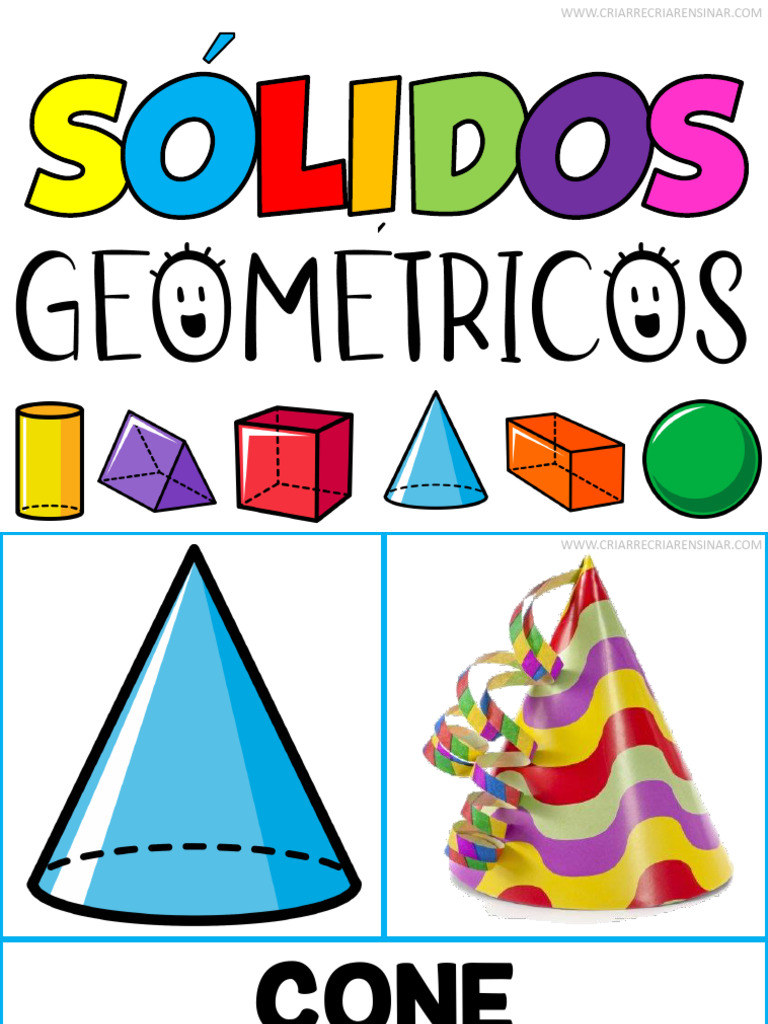 Cartaz Sólidos Geométricos | PDF