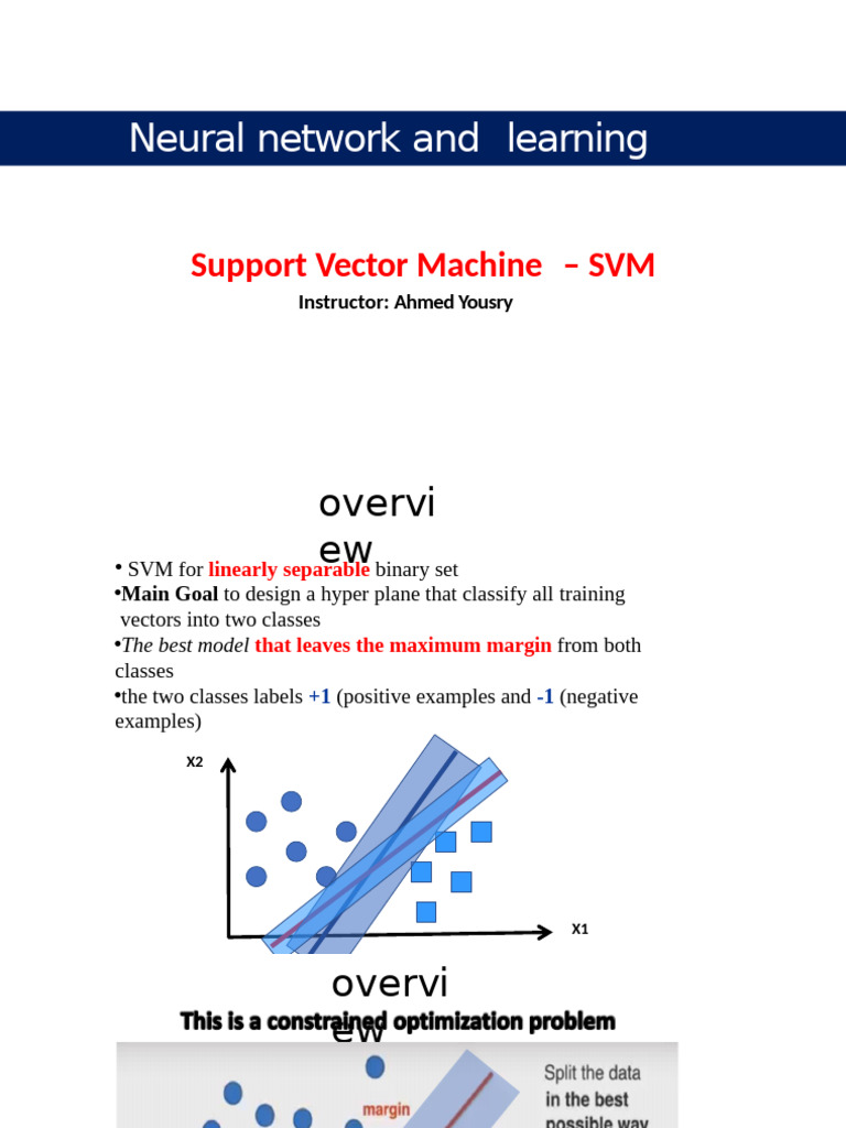 Lec5 Support Vector Machine | PDF