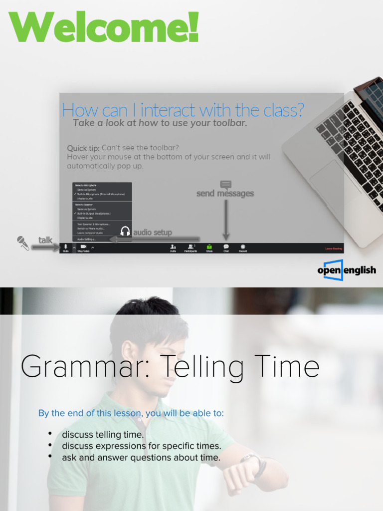 Telling Time: High Beginner Lesson | PDF