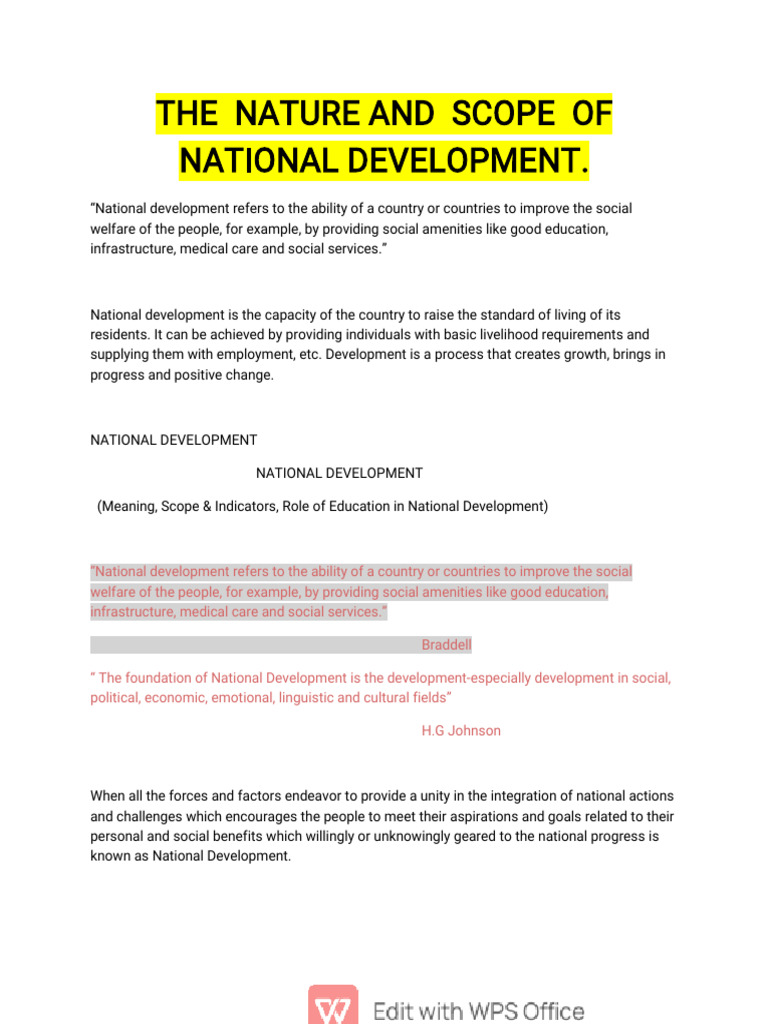 What Is The nat-WPS Office | PDF | Welfare | Economic Inequality