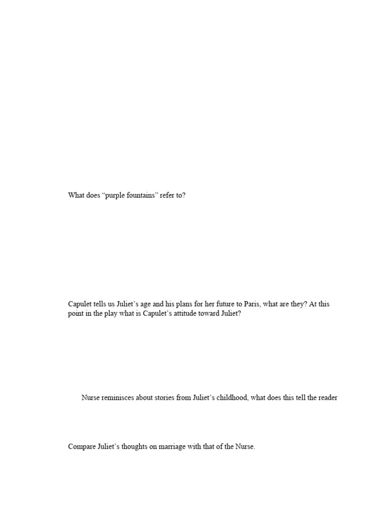 Juliet's Isolation vs. Romeo's Banishment | PDF | Characters In Romeo ...