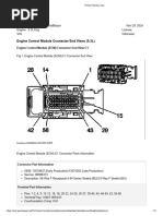 Engine Control Module Connector End Views | PDF | Electrical Connector ...