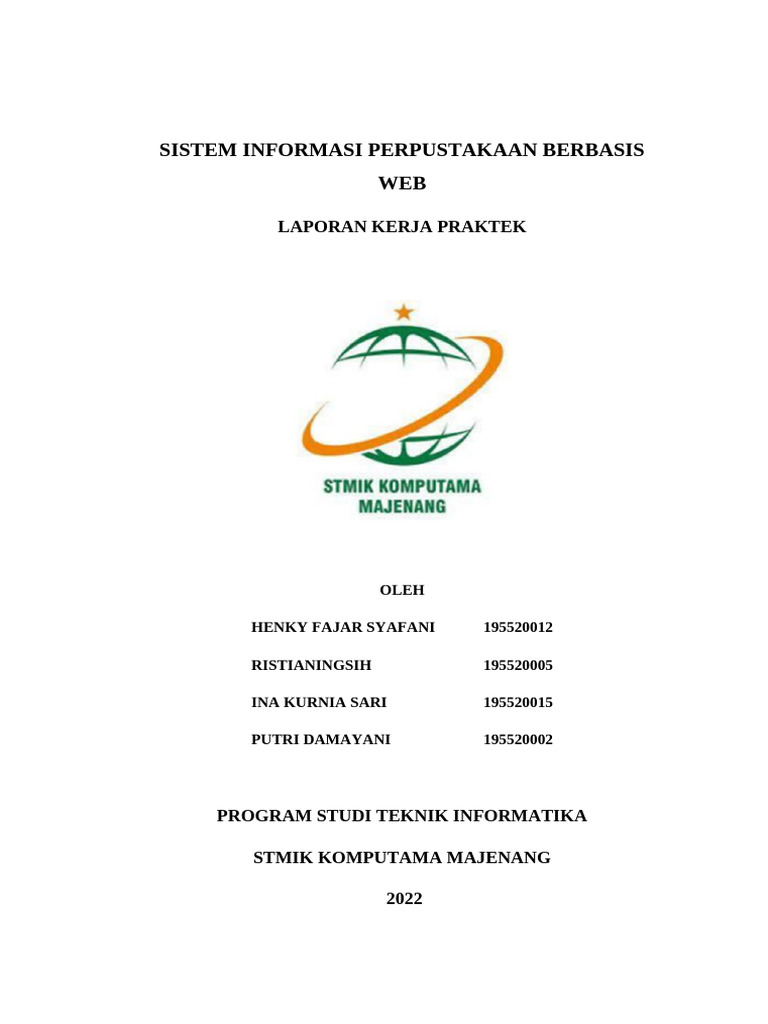 Laporan KP Team 1 | PDF