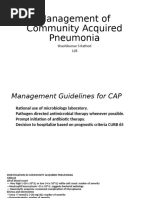 Philippine Adult CAP Guidelines | PDF | Respiratory Diseases | Medicine