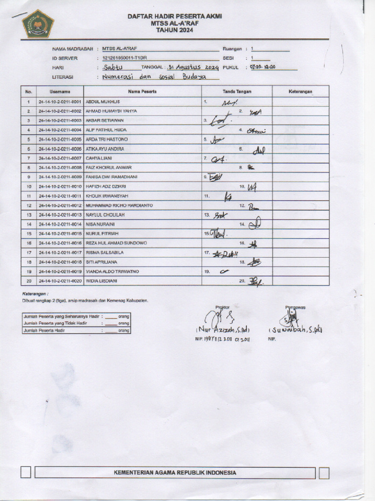 Absen 1 Absen 2 Merged | PDF