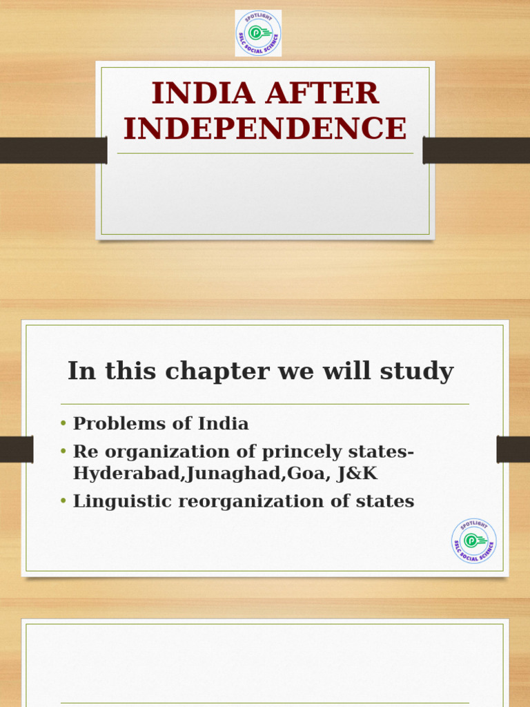 Challenges of India Post-Independence | PDF