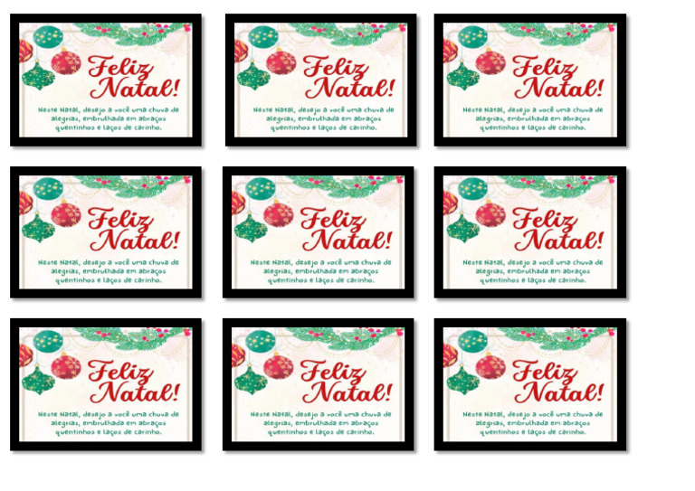Etiquetas Natal | PDF