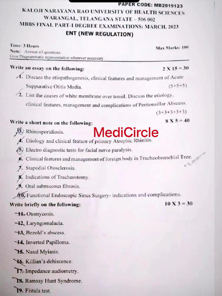 Knruhs 2019 (3rd Proff) Regular | PDF