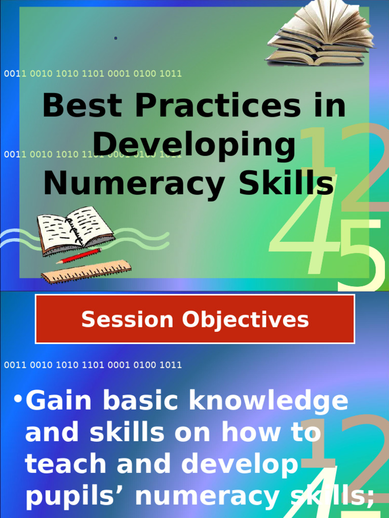 Mid Year Inset On Numeracy | PDF | Mathematics | Cognitive Science