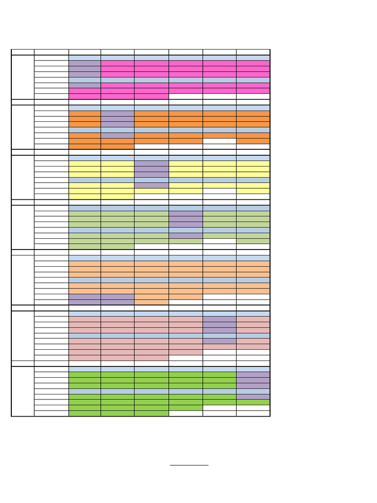 Jadwal Pelajaran SD Buku Pai Ok | PDF