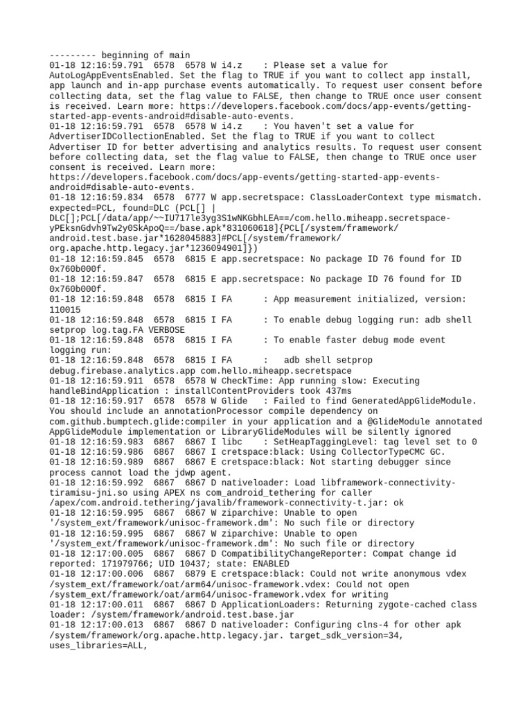 Com.hello.miheapp.secretspace Logcat | PDF | Directory (Computing) | Computing