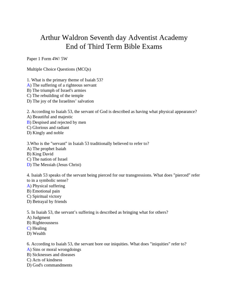 Bible Form 4 & 5 (1) | PDF | Book Of Revelation | The Beast (Revelation)