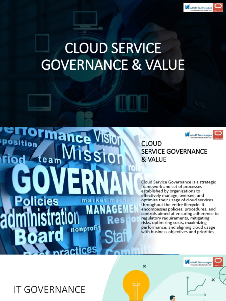 Cloud Governance Framework Overview | PDF | Cloud Computing | Software ...