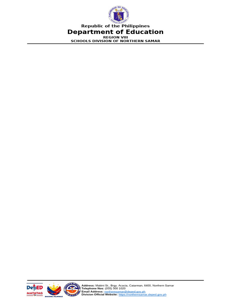 A4 Portrait Document Template | PDF