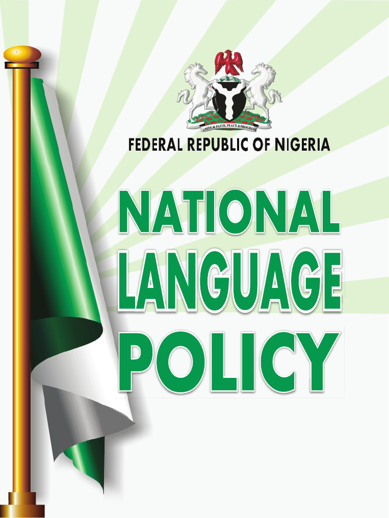 National Language Policy | PDF